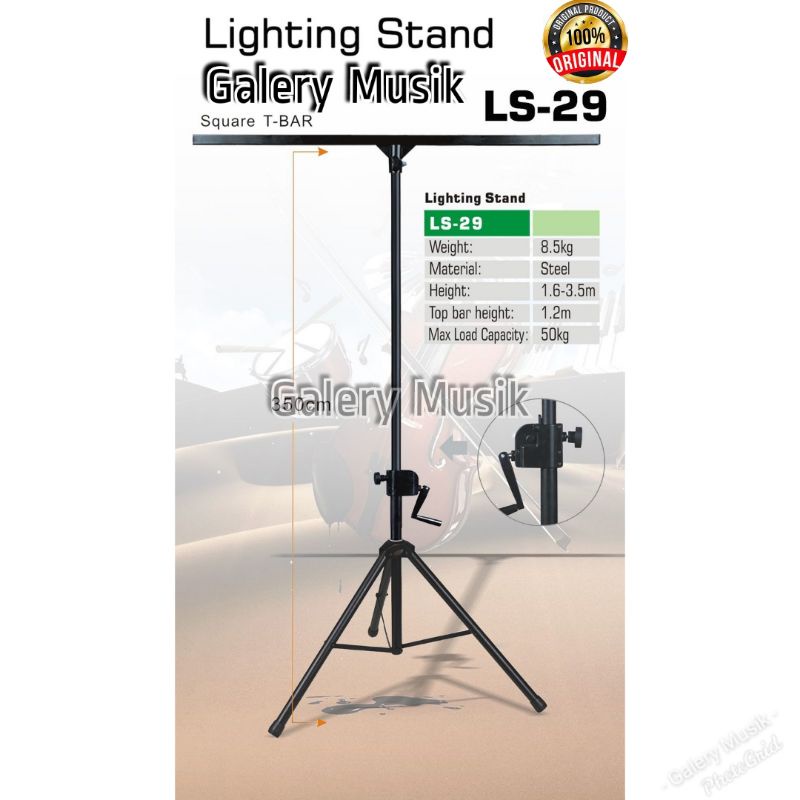 Jual Stand Lighting Katrol / stand parled beam laser dll tinggi bisa ± ...