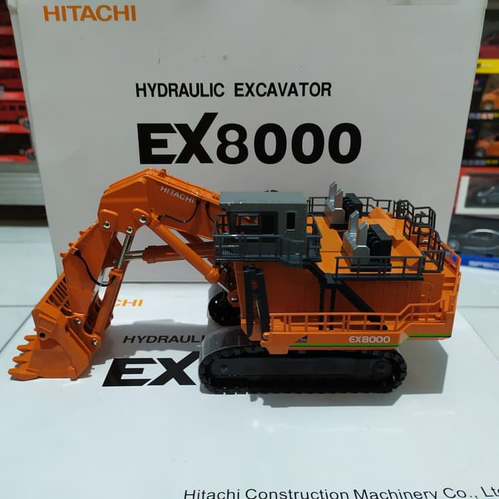 Jual Alat Berat Diecast Excavator Hitachi EX8000 Front Shovel | Shopee ...