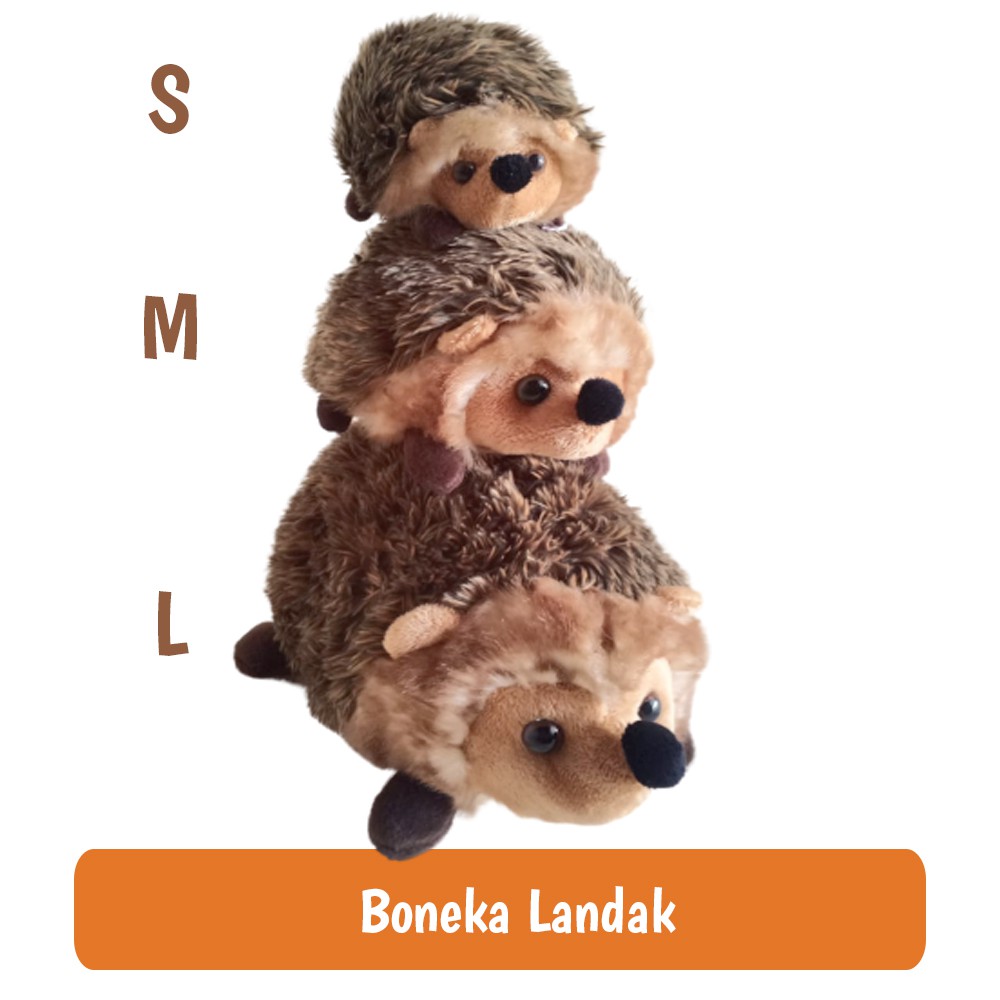 Jual Boneka Landak Hedgehog 3 ukuran | Shopee Indonesia