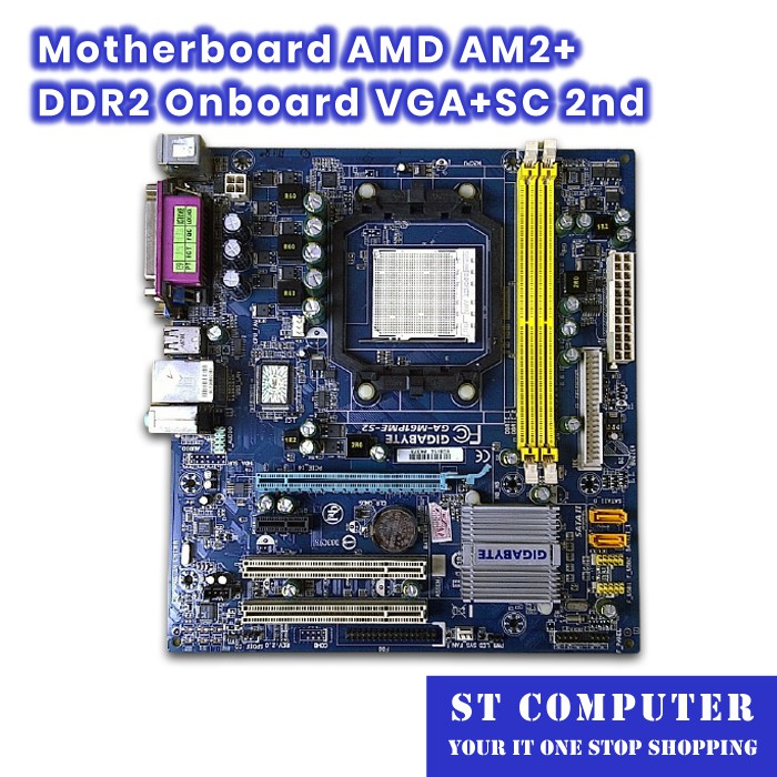 Jual Motherboard AMD AM2+ DDR2 Onboard VGA+Sound Card 2nd | Shopee ...