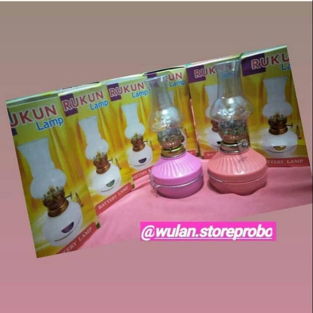 Jual Lampu Teplok Baterai 2 led Emergency Lamp /Ublik/Lampu jadul ...