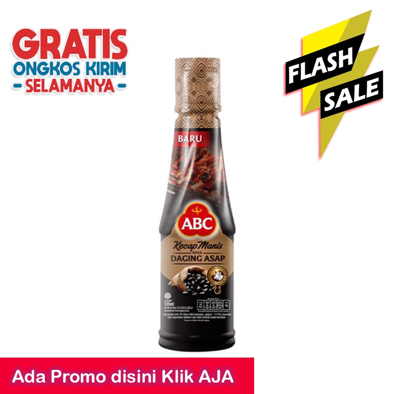 Jual ABC Kecap Manis Daging Asap Barbeque Flavour Sweet Soy Sauce 135 ...
