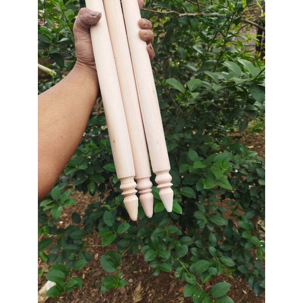 Jual lendean gagang tom bak natural sudah di lobangi | Shopee Indonesia