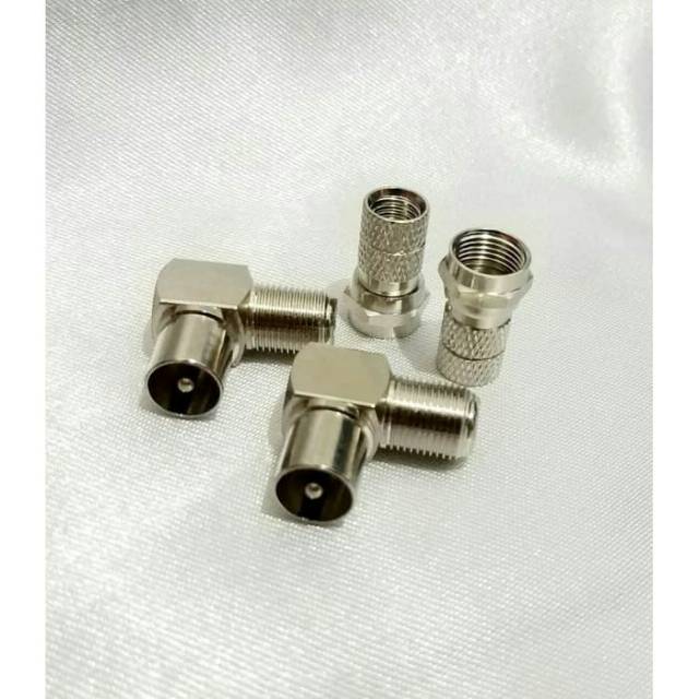 Jual Made TAIWAN Konektor/Jack Antena TV Besi Model L | Shopee Indonesia