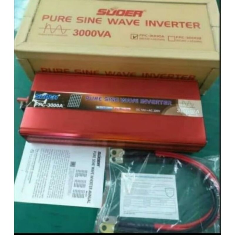 Jual Inverter Suoer Pure Sine Wave 3000 watt FPC 3000A Original | Shopee Indonesia