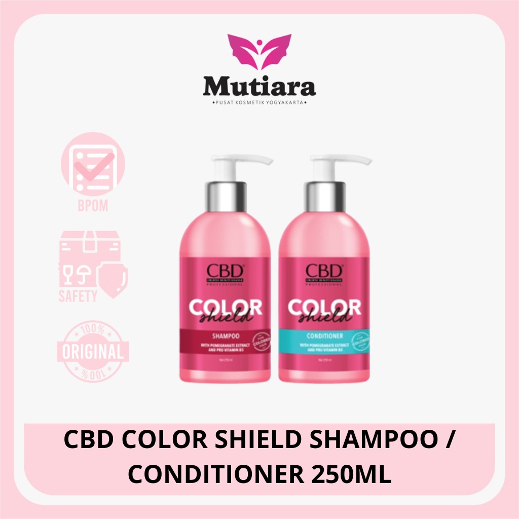 Jual CBD COLOR SHIELD SHAMPOO / CONDITIONER POMEGRANATE 250ML | Shopee ...