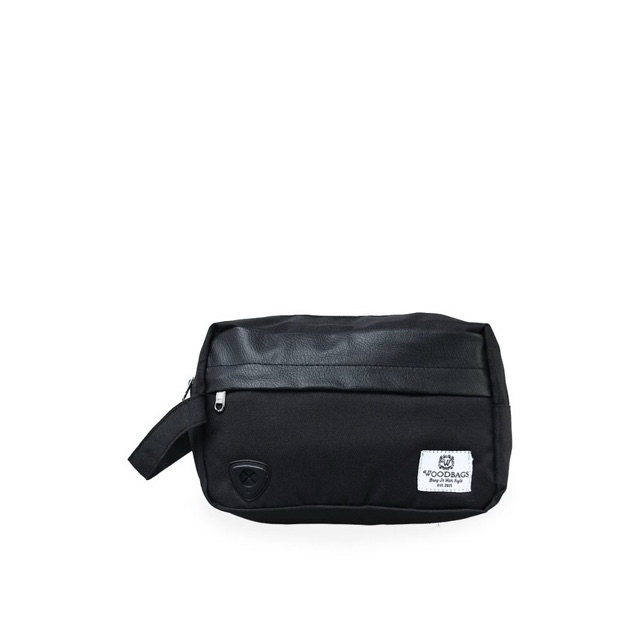 Jual Woodbags Pouch- Black (tas tangan pria,tas vape,tas handphone ...