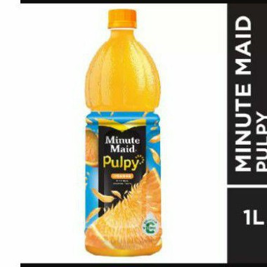 Jual MINUTE MAID Pulpy Orange PET Botol Carton 1000ml | Shopee Indonesia