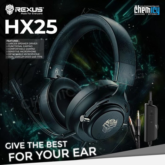 Jual Rexus Thundervox Stream HX25 Gaming Headset | Shopee Indonesia