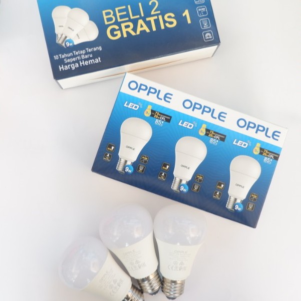 Jual Lampu LED Opple 9w Family Pack | Shopee Indonesia