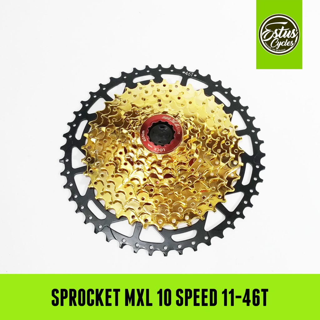 Jual Sprocket Sepeda MXL 10 Speed 11-46T MTB Roadbike Lipat Cassette ...