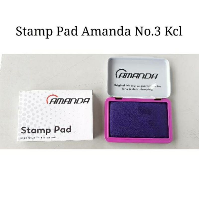 Jual Stamp Pad AMANDA BESAR Tinta | Shopee Indonesia