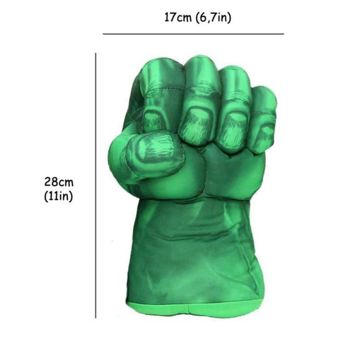 Jual Promo kostum tangan plush hulk avengers marvel halloween cosplay ...