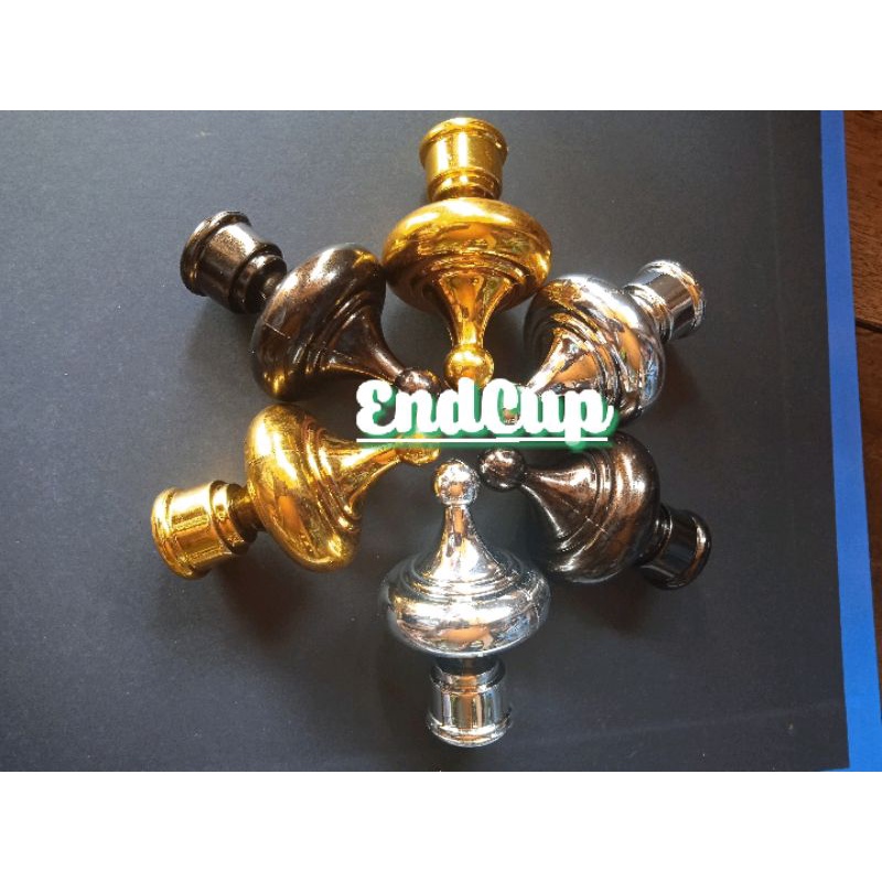 Jual Tutup End Cup Batang Besi Tiang Pipa Gorden Tutup Gorden arel ...