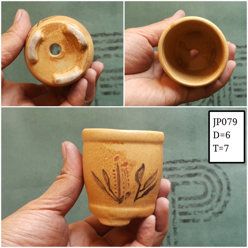 Jual Pot keramik bulat mini JP079 | Shopee Indonesia
