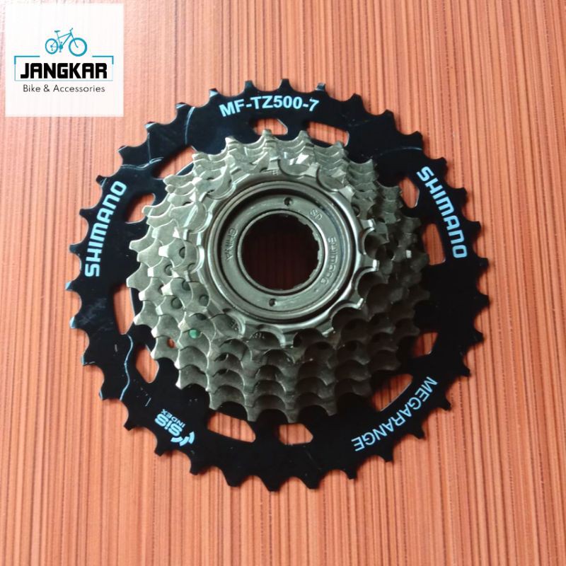 Jual SPROCKET SHIMANO MEGARANGE 7 SPEED 14 34 T ULIR DRAT | Shopee ...