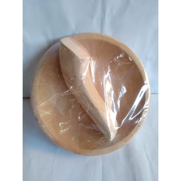 Jual Cobek Kayu / Ulekan Kayu / Coet Kayu+Mutu ukuran 16 cm | Shopee ...