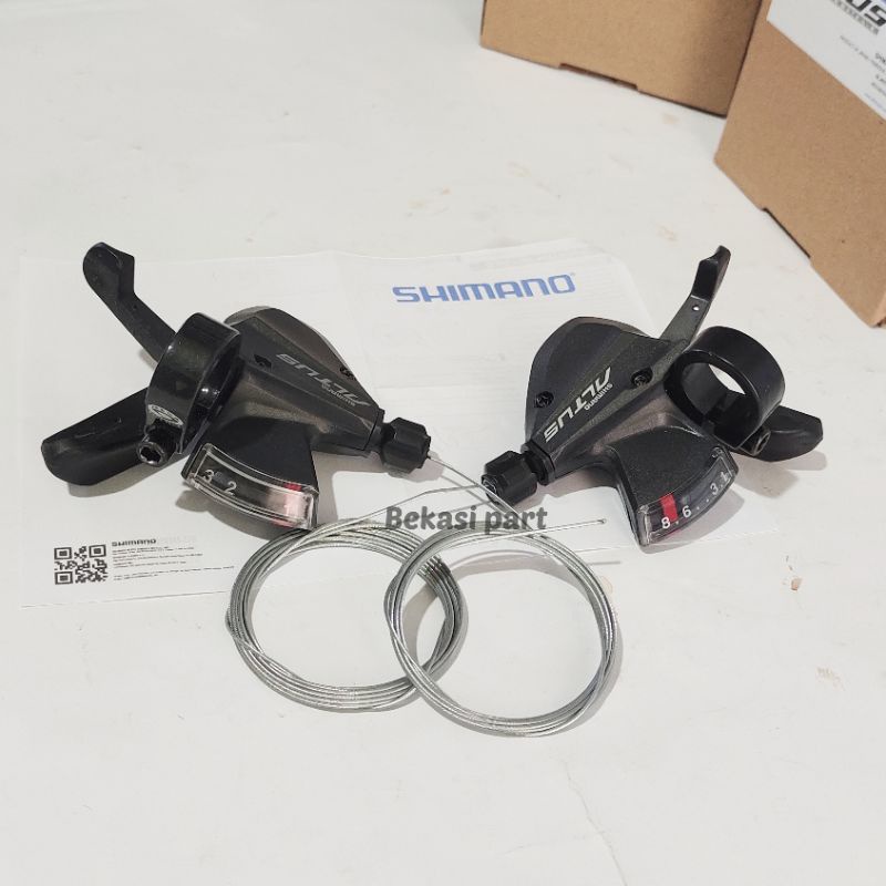 Jual Shifter Shimano Altus Sl-m370 3x8 Speed - Shifter Shimano 3x8 Speed Operan Gigi sepeda ...