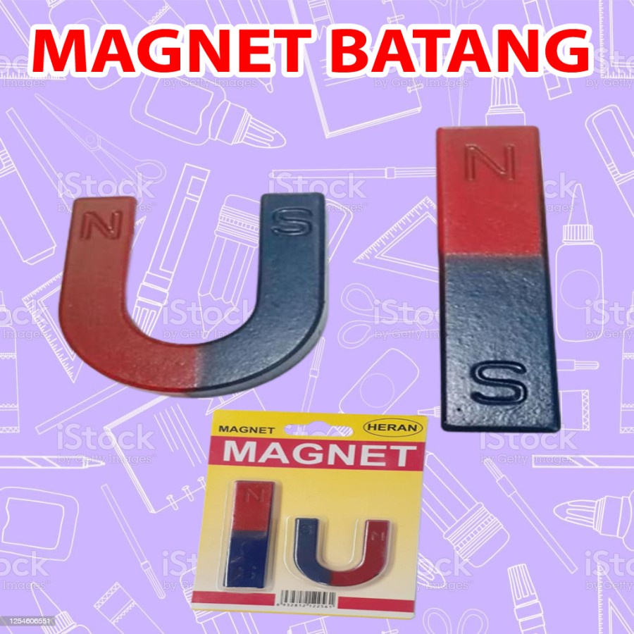 Jual PERALATAN SEKOLAH MAGNET BATANG U MEREK HERAN | Shopee Indonesia
