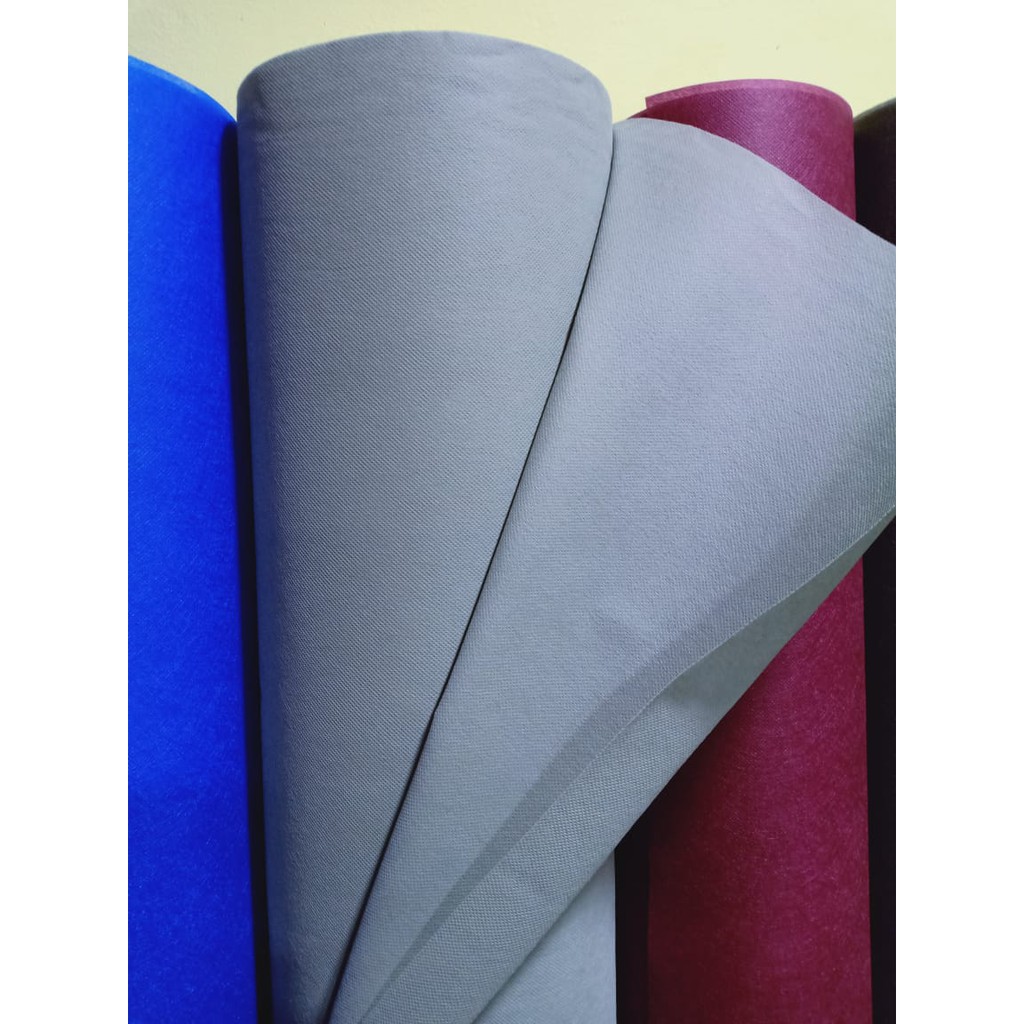 Jual Kain Tissue Hitam 75 gsm UKURAN 40cm x 50cm kain Spunbond | Shopee ...