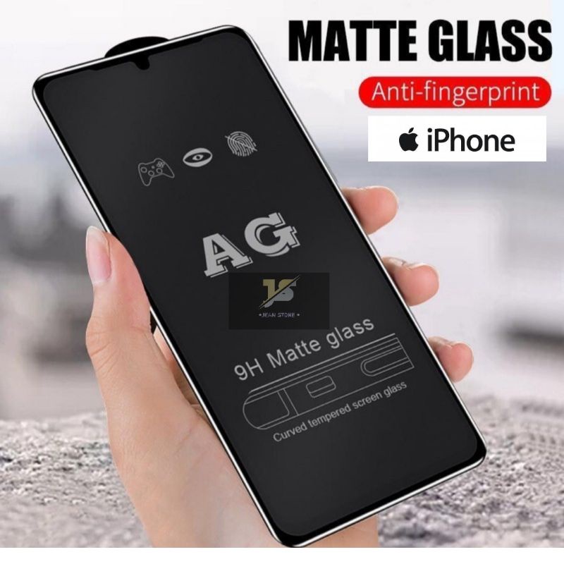 Jual Tg Anti Gores Glare Tempered Glass Matte IPHONE 6 6+ 6 7 7+ 8+ X XS XR 11 11 PRO 11 PRO MAX ...