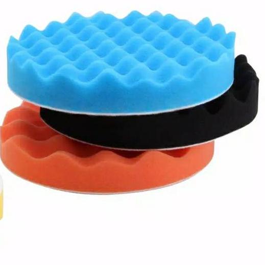 Jual ♤ Busa Poles Body Set Motor Mobil 4 Pcs 7 Inch Polish Wax Sponge ...