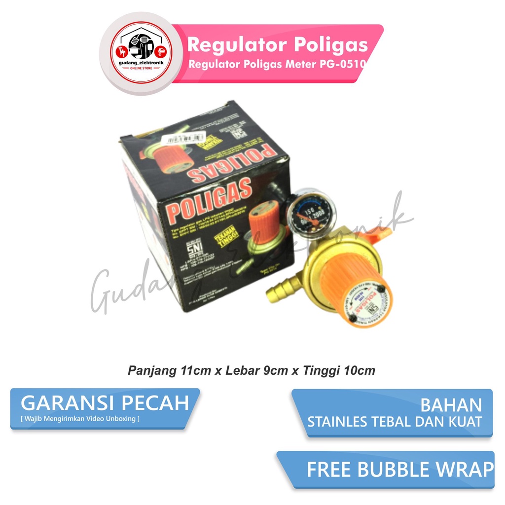 Jual Regulator Poligas Tekanan Tinggi Pressure SNI Regulator High ...