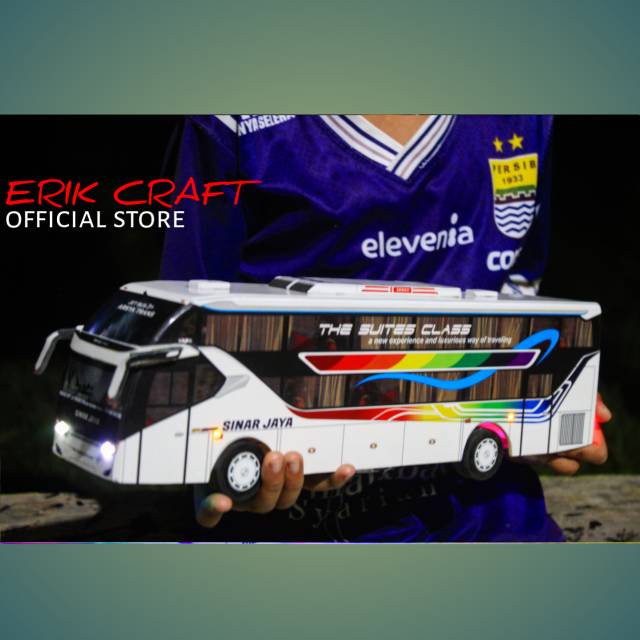 Jual MAINAN MINIATUR BUS TELOLET BASURI MINIATUR BUS SINAR JAYA SR2 ...