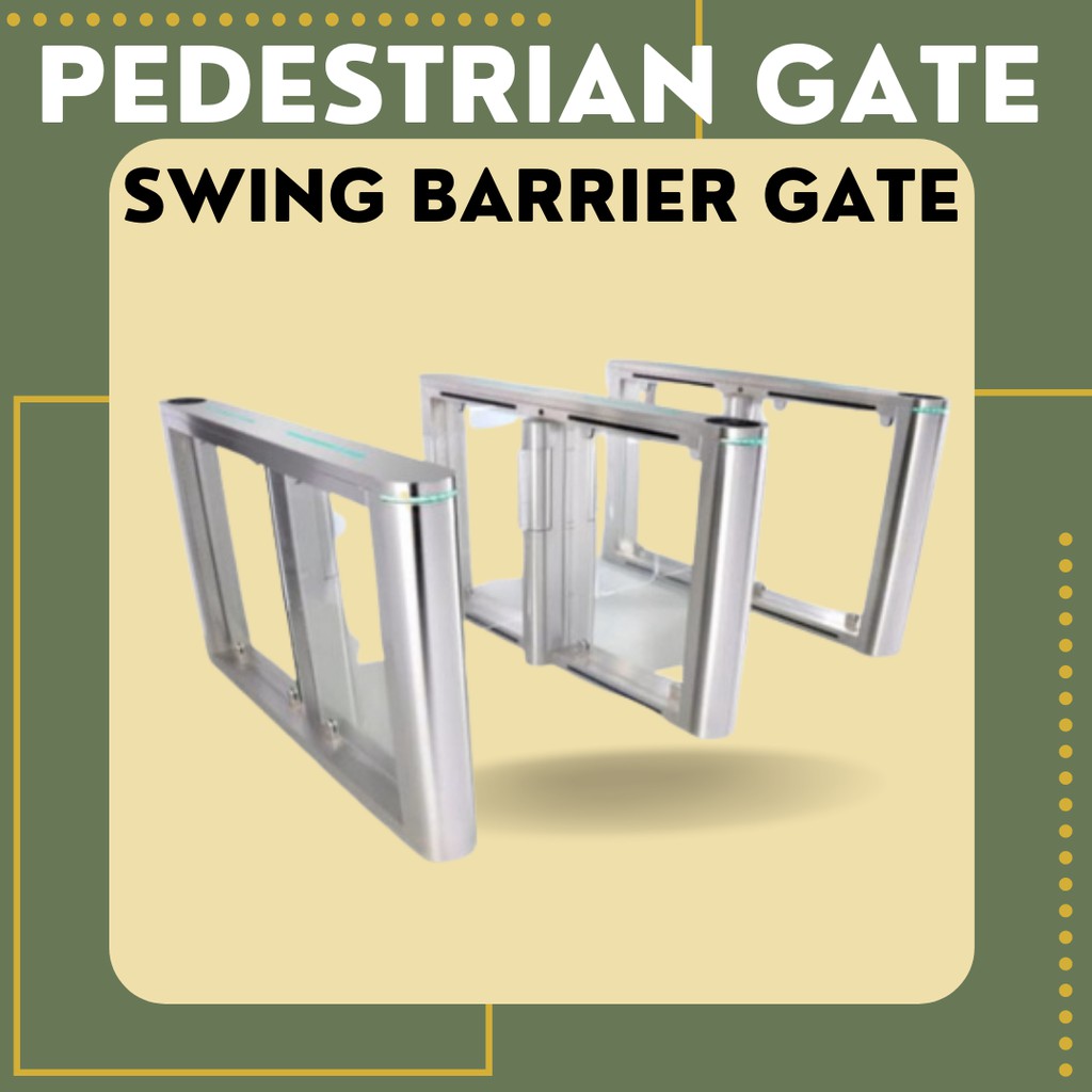 Jual Barrier Swing Gate / Swing Barrier Gate / Pintu Otomatis | Shopee ...
