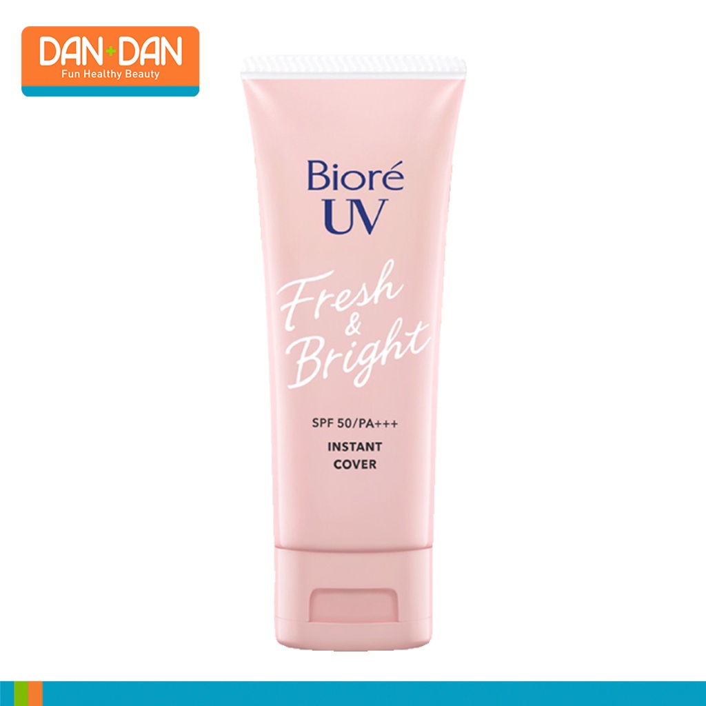 Jual Biore UV Fresh & Bright Instant Cover Sunsncreen SPF 50+ PA ...