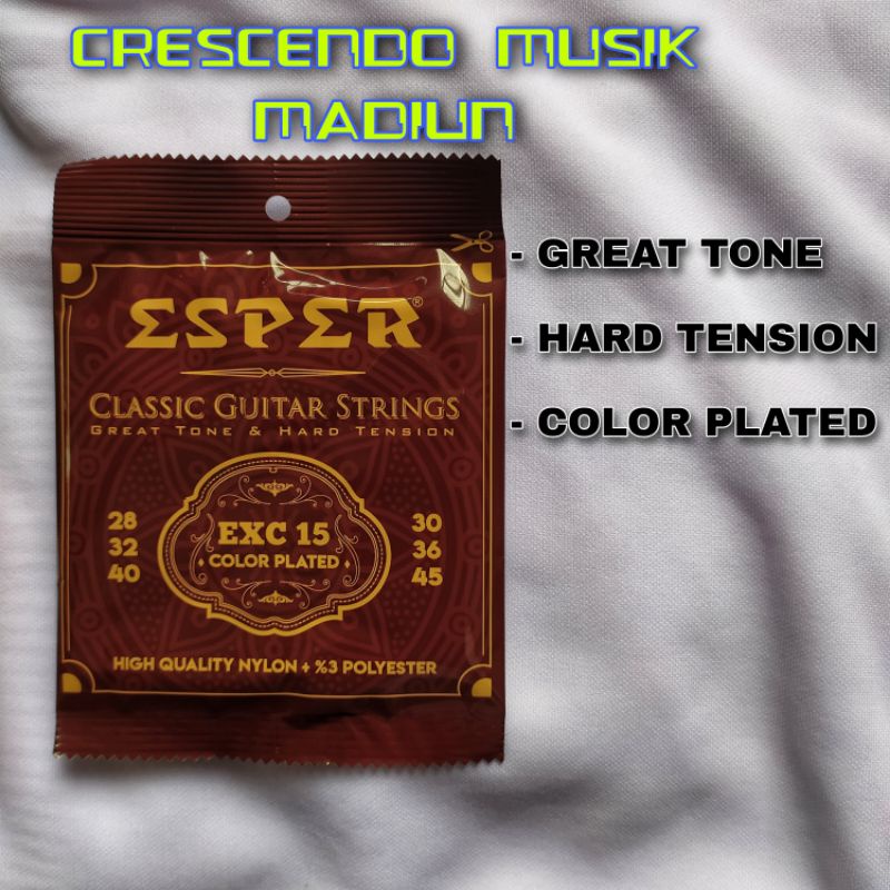 Jual Senar Gitar Clasic / Nylon ESPER EXC 15 (ORIGINAL) | Shopee Indonesia