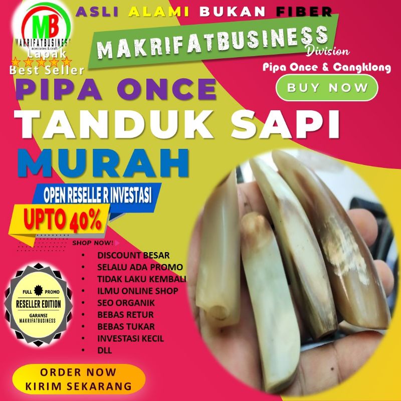 Jual Produk pipa once tanduk sapi bule abstrak By HEY ENTERTAINMENT ...
