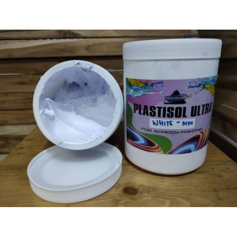 Jual Tinta Plastisol ULTRA White MM 1kg | Shopee Indonesia