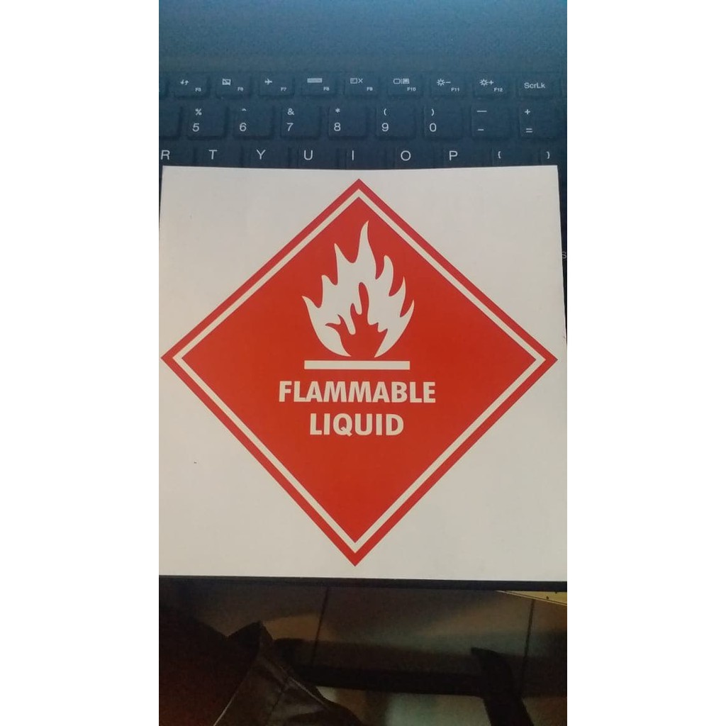 Jual JUAL SIGN LABEL STICKER FLAMMABLE LIQUID UK 15X15cm | Shopee Indonesia Jual JUAL SIGN LABEL STICKER FLAMMABLE LIQUID UK 15X15cm | Shopee Indonesia