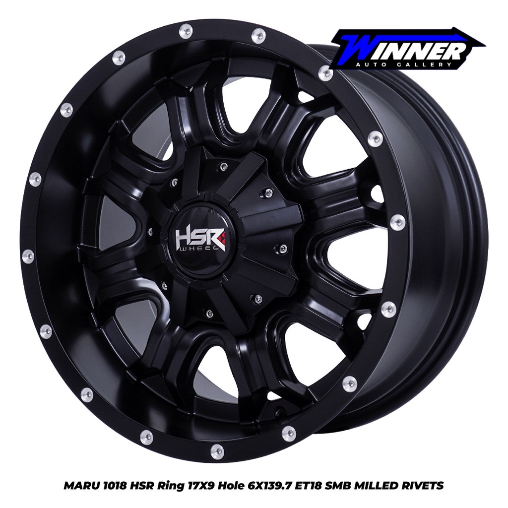 Jual VELG RACING HSR RING 17 MODEL OFFROAD MOBIL HARDTOP FORD RANGER ...