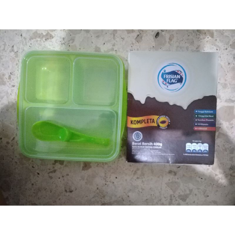 Jual FRISIAN FLAG KOMPLETA 400GR Gratis Launch box set sendok nya ...