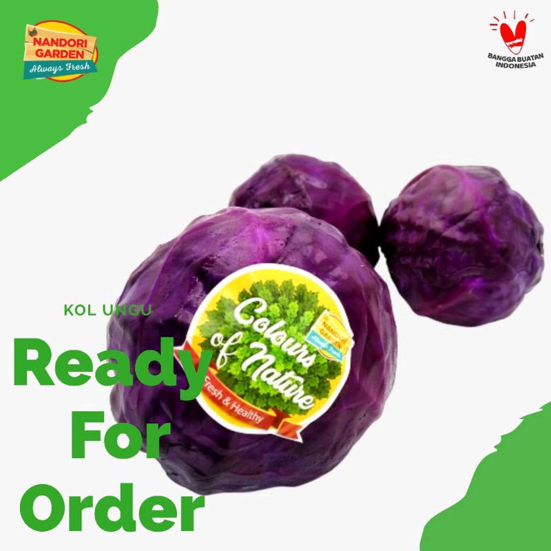 Jual Nandori Garden Kol Ungu Super 500 Gram | Shopee Indonesia