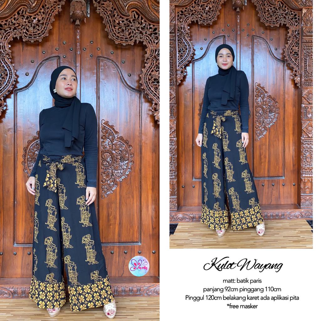Jual Kulot Batik Paris Wayang | Shopee Indonesia