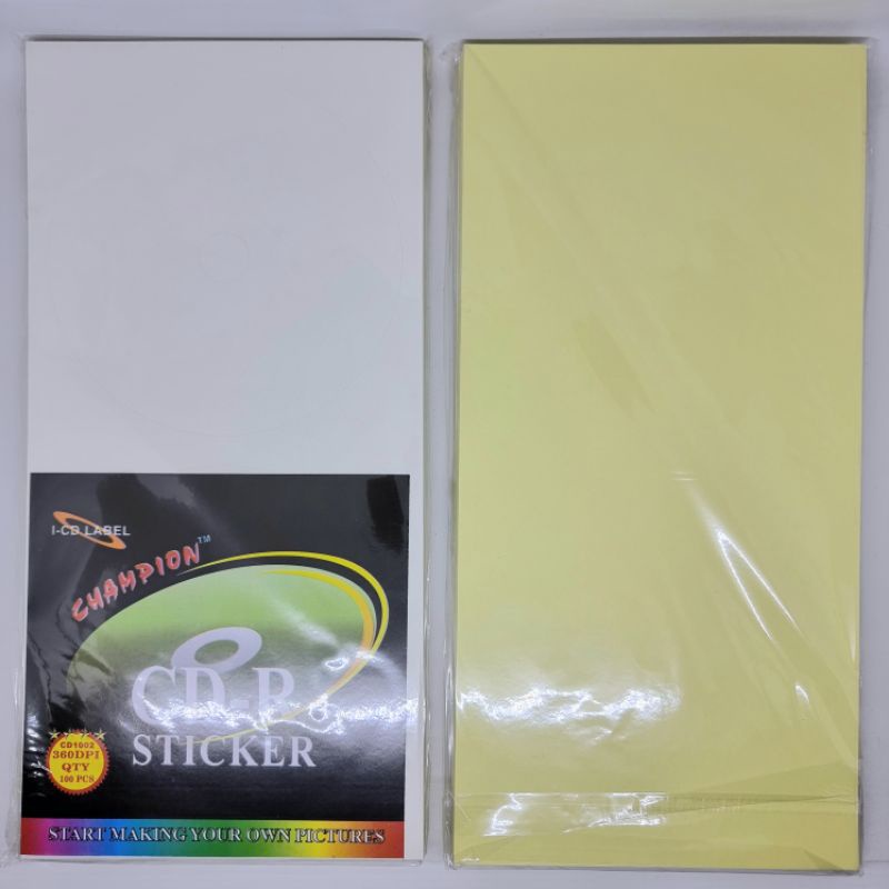 Jual STICKER CD / DVD LABEL HVS CHAMPION | Shopee Indonesia