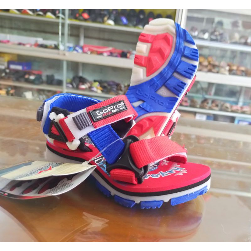 Jual sandal gunung anak GOPRO TAYO 24-27 (lampu) | Shopee Indonesia