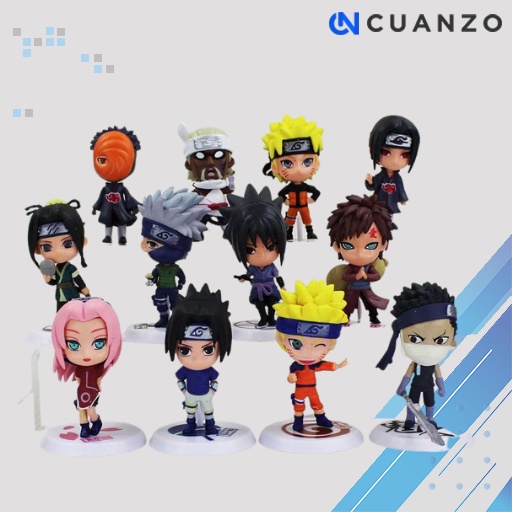 Jual Action Figure Naruto 6 PCS / Patung Figure Anime Chibi Karakter ...
