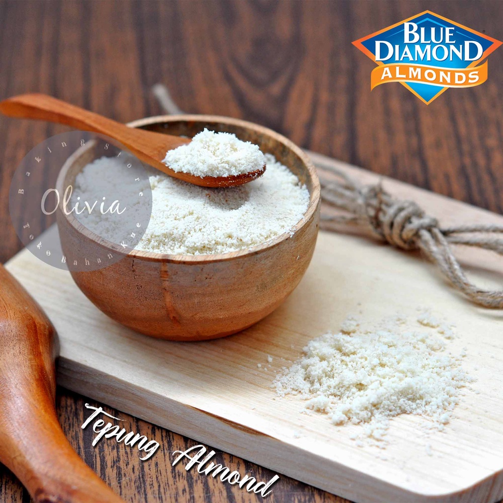 Jual Tepung Almon Almond Flavour 500Gr / Bubuk Kacang Almond Blue ...