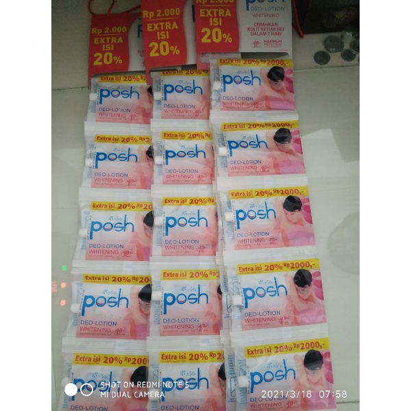 Jual Posh Deo Lotion saset (1biji) | Shopee Indonesia