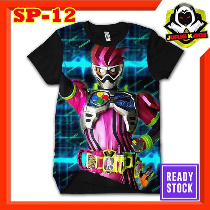 Jual Kaos Kamen Rider Ex aid Merah Baju Remaja dan Dewasa Murah ...
