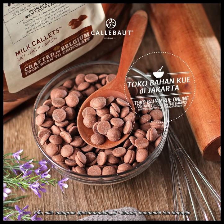 Jual TERBARUU!! Callebaut Finest Belgian Chocolate Milk Callets Coklat ...