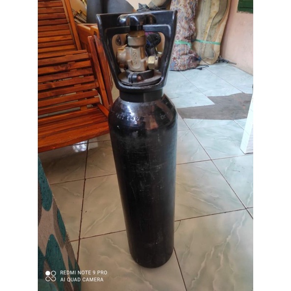 Jual Tabung oksigen oxygen 1m3 bekas warna hitam | Shopee Indonesia