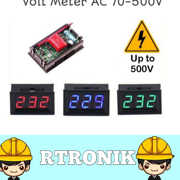 Jual Modern.. volt meter AC 220V AC Digital S0F | Shopee Indonesia