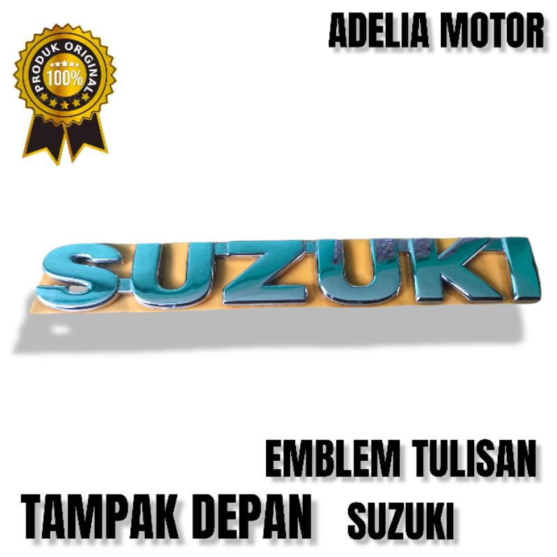 Jual Emblem Suzuki Tulisan Suzuki Bacaan Suzuki Huruf Suzuki original ...