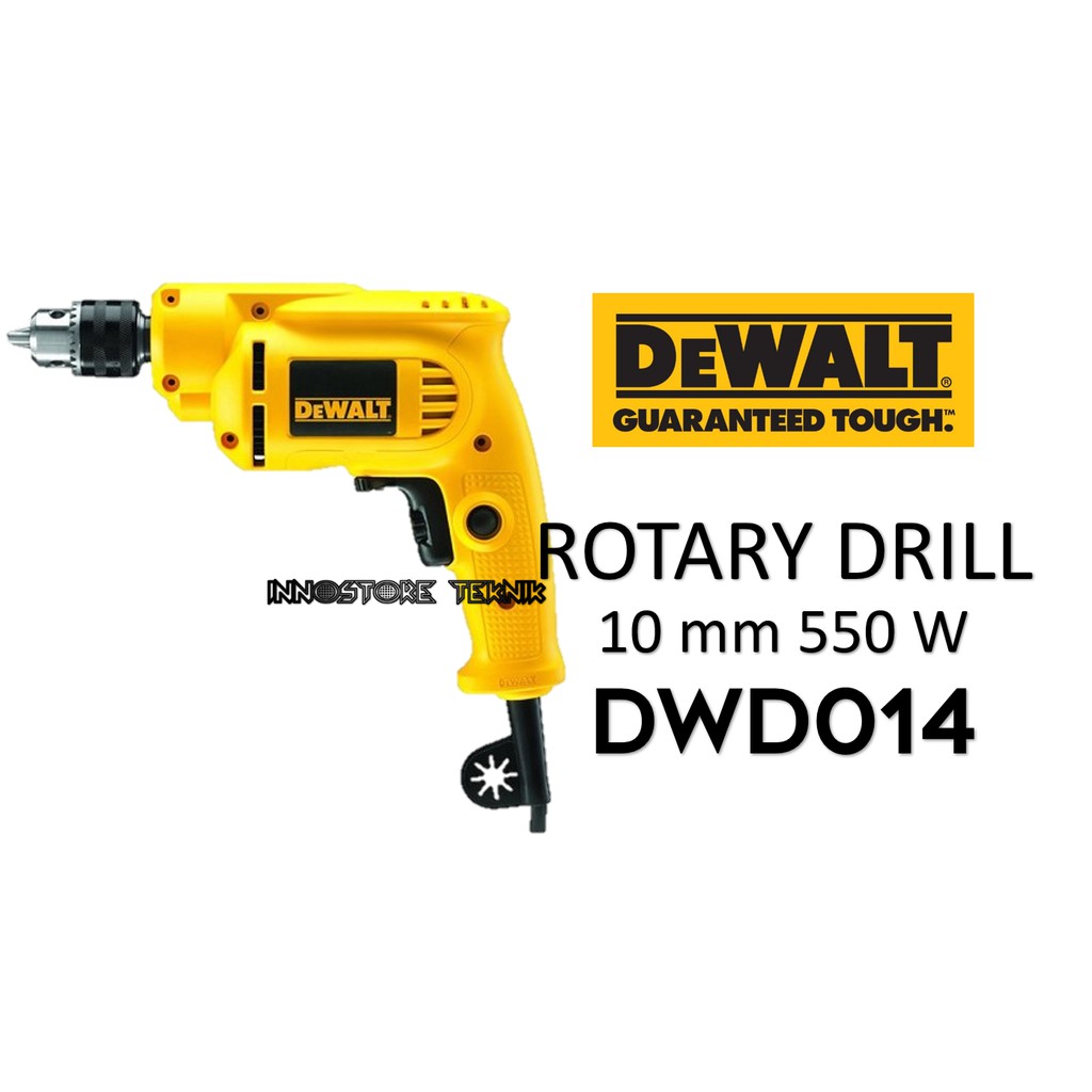 Jual Mesin Bor 10mm 550W Rotary Drill Dewalt DWD014 DWD 014 | Shopee ...