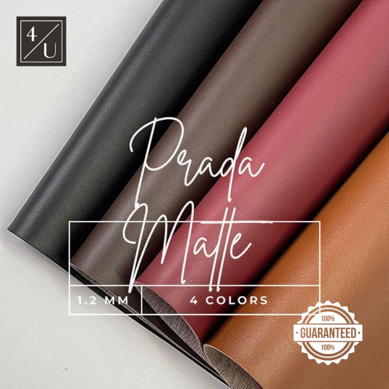 Jual Bahan Kulit Sintetis Meteran - Prada Matte 1x1.37m Oscar | Shopee ...